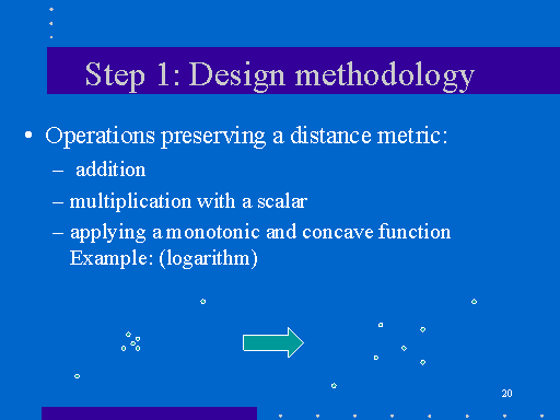 Step 1: Design methodology
